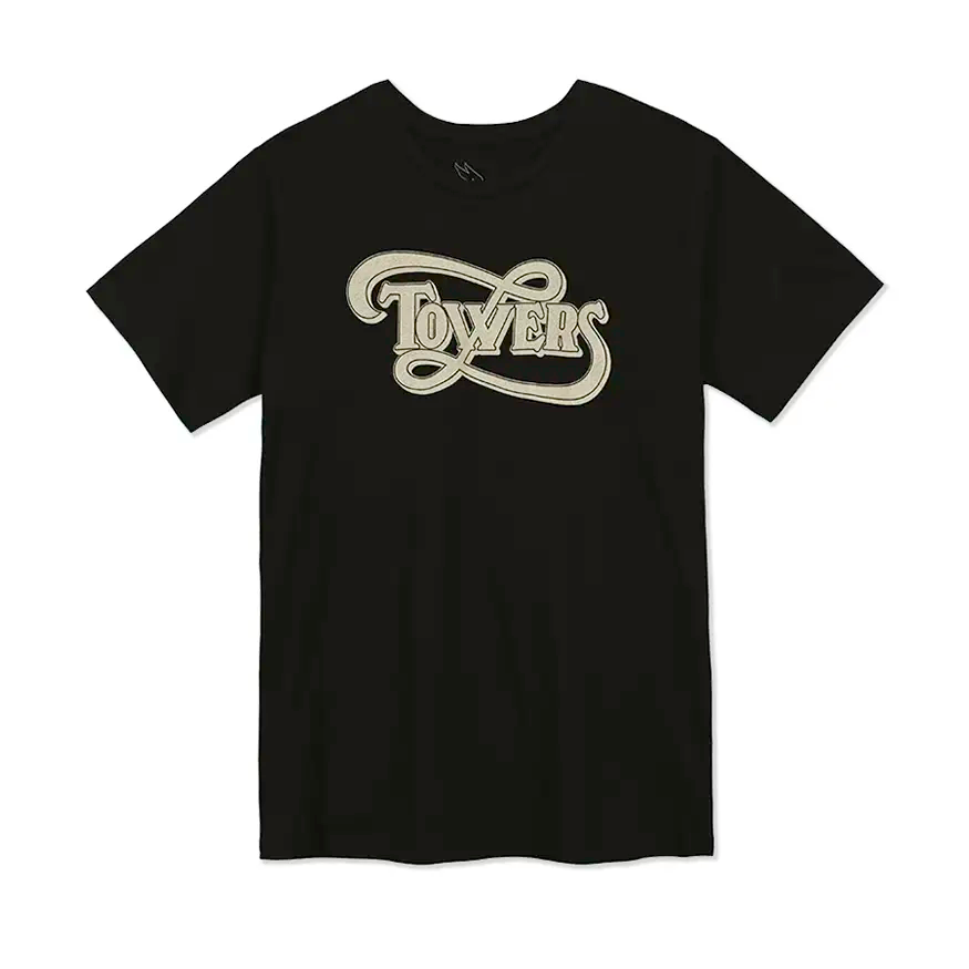 Towers Bootleg Tee Shirt - Black – No Comply Skateshop